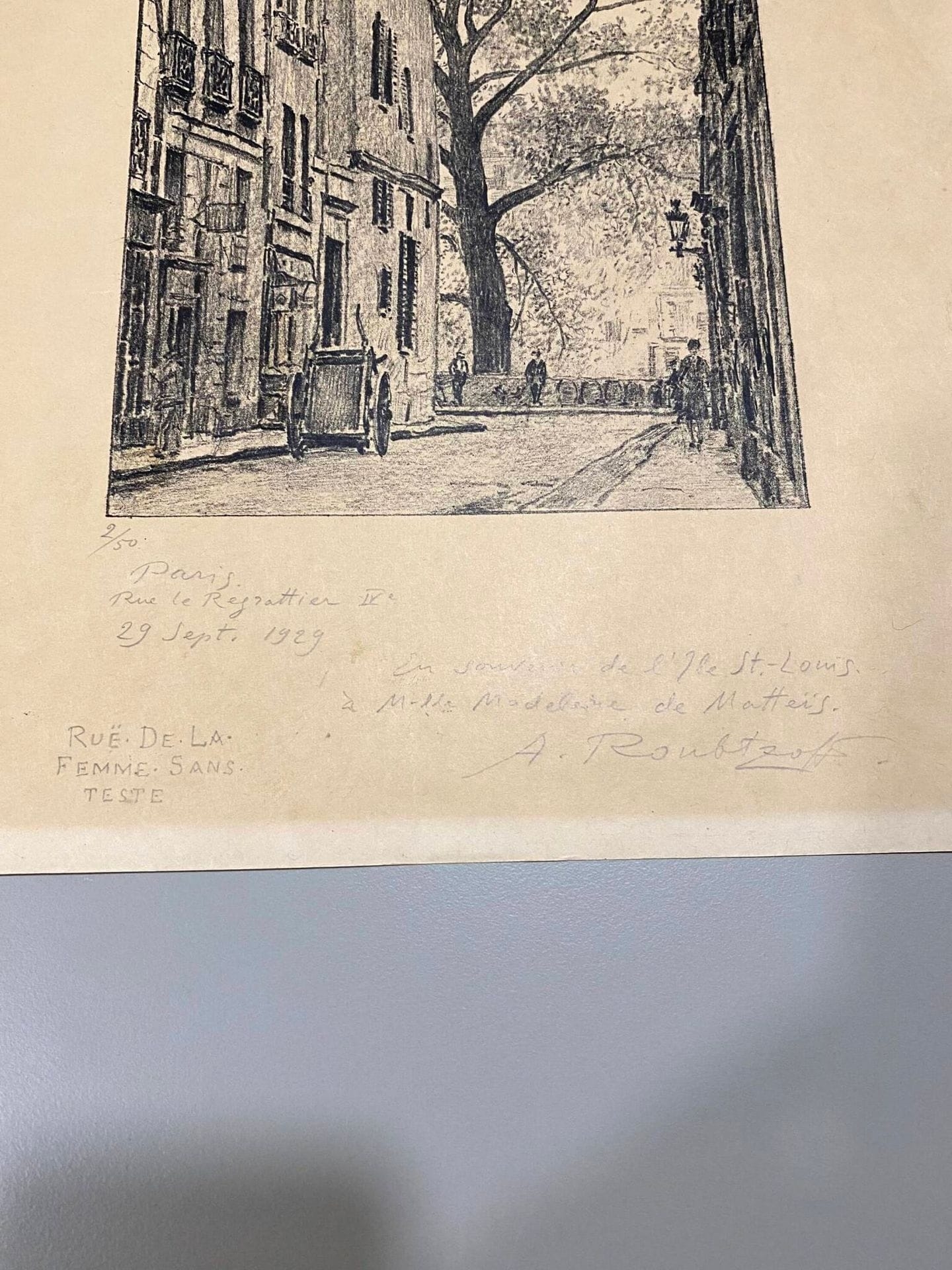 Alexandre Roubtzoff | Parie, rue le Regrattier IVe (29) | MutualArt