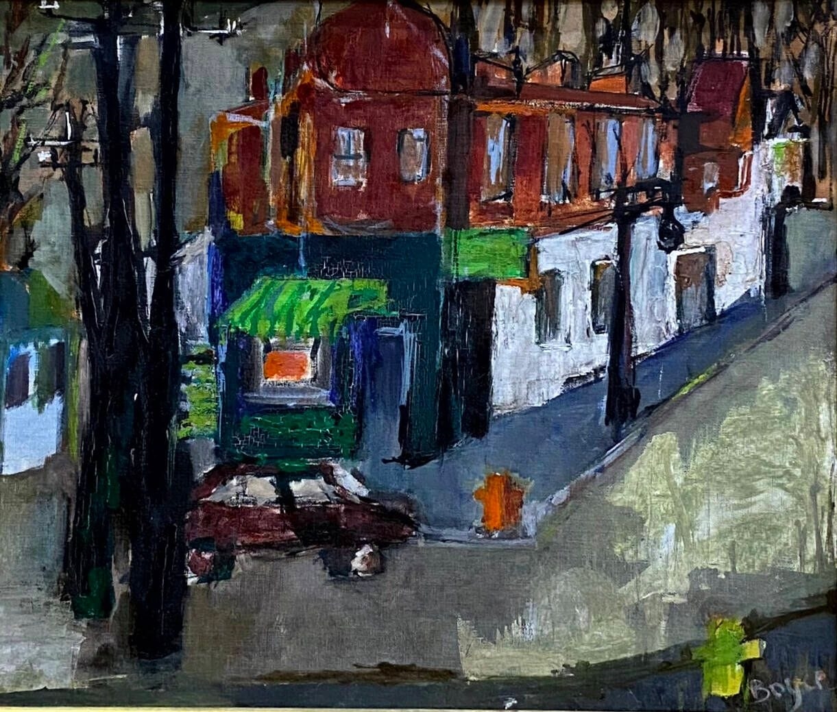 Emile Boyer | Busy Boulevard | MutualArt