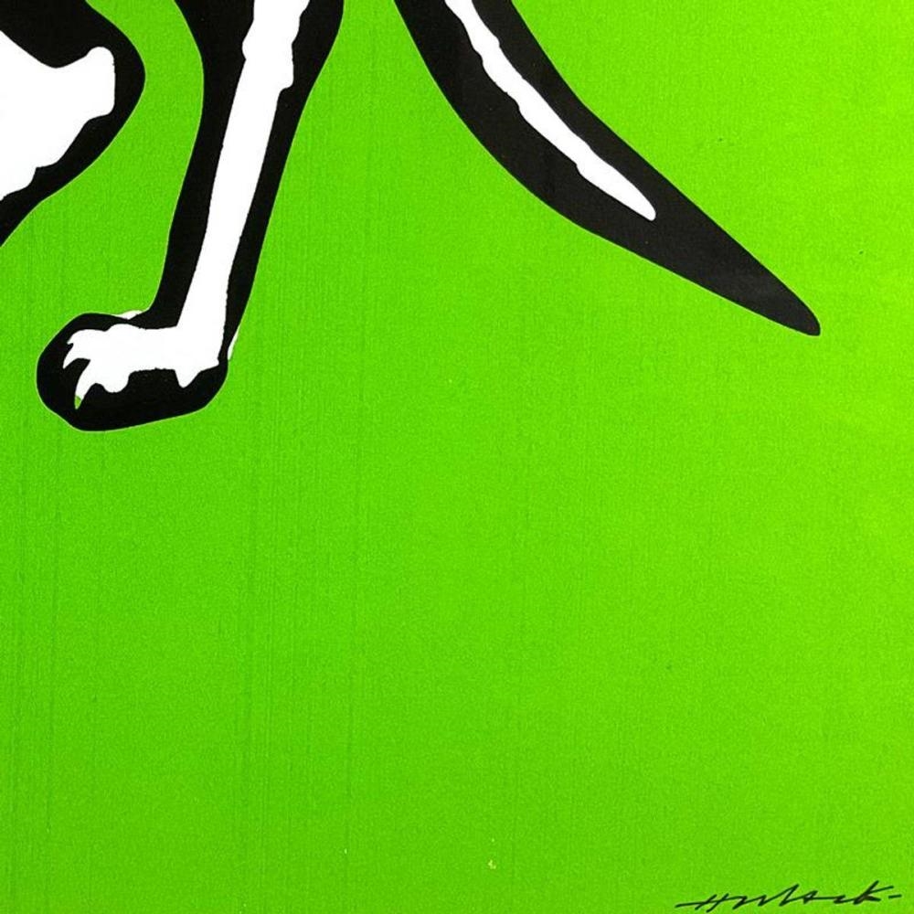Hijack | Skeleton Cat (Green | MutualArt