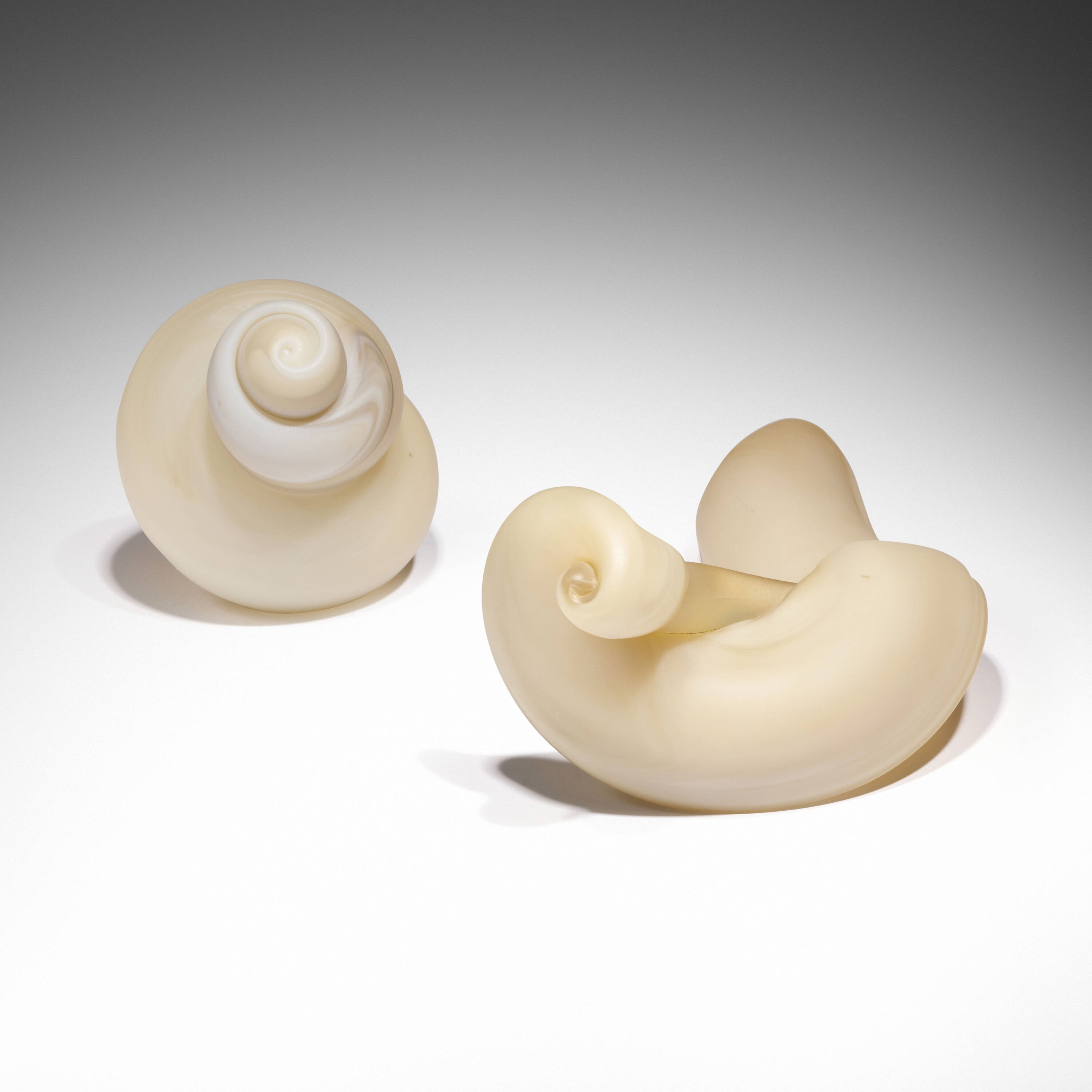 Eric Hopkins | Selenium Shell Forms: White (two works (1980 - 1981 ...