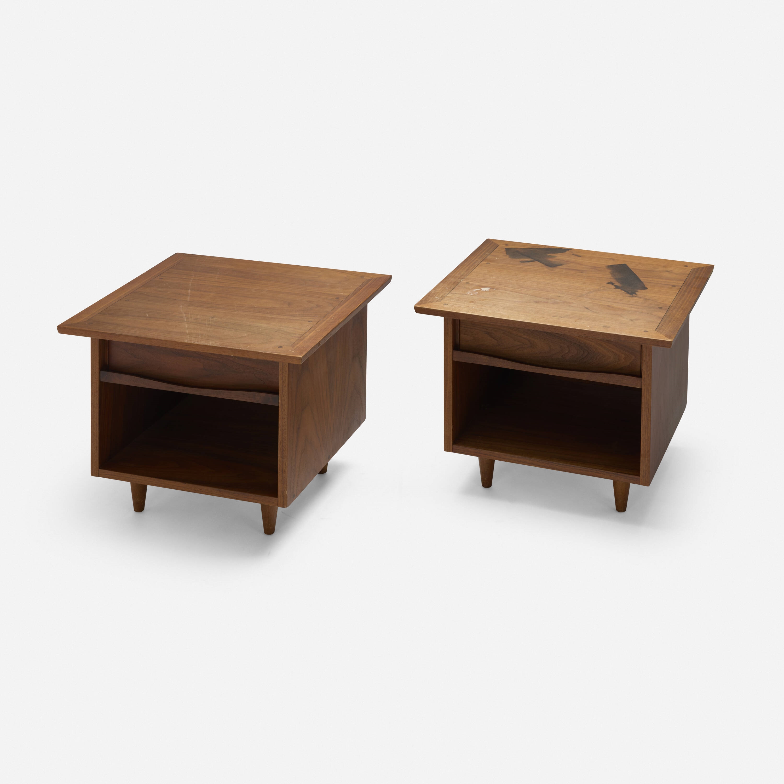 George Nakashima | Origins nightstands model 215, pair (1961) | MutualArt
