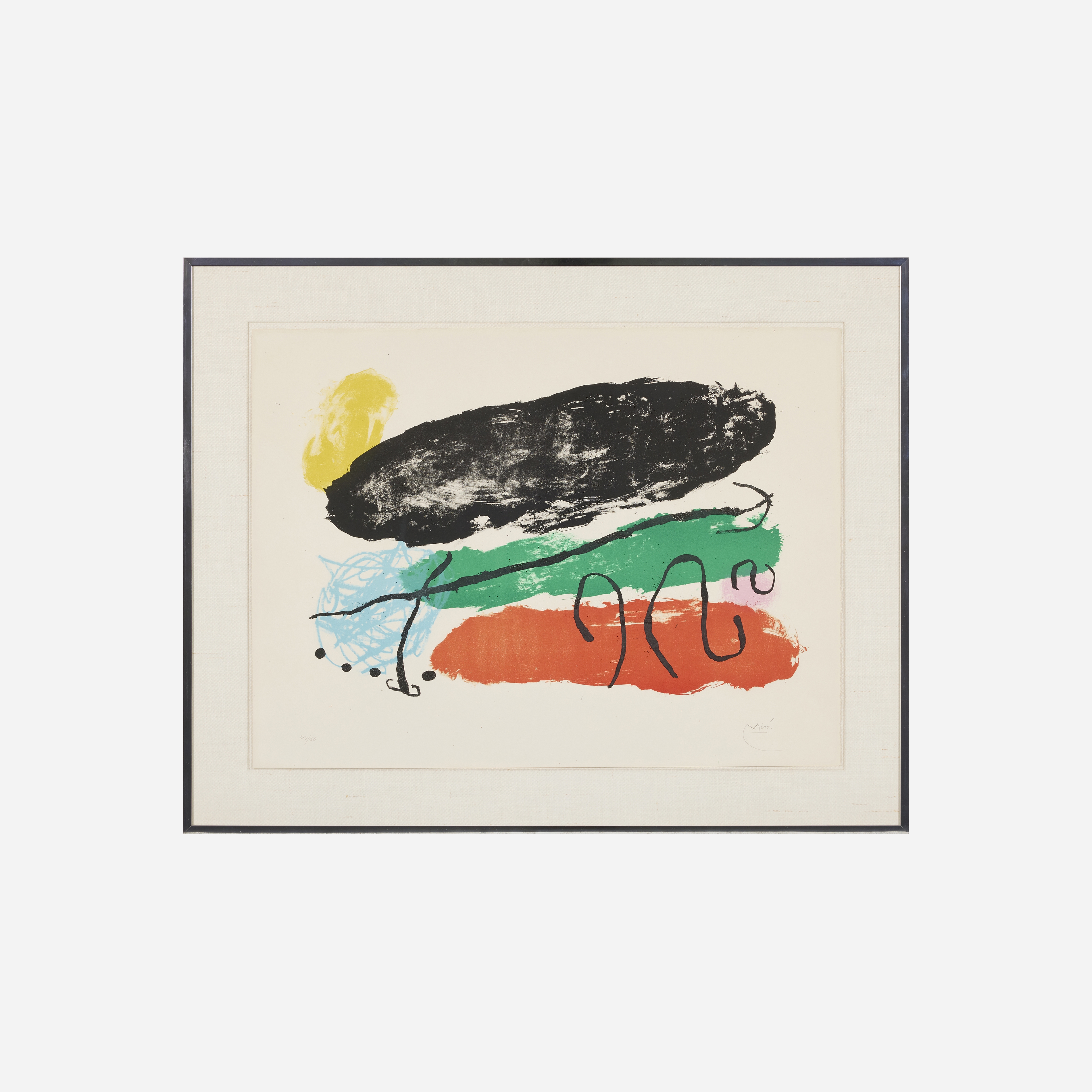 Joan Miró | L'Astre Patagon (from Derrière le Miroir (1960) | MutualArt