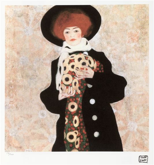 Egon Schiele | Portrait of Gerti Schiele | MutualArt