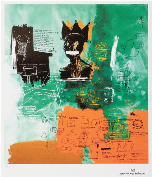 Jean-Michel Basquiat | Untitled (Blue Ribbon Series | MutualArt