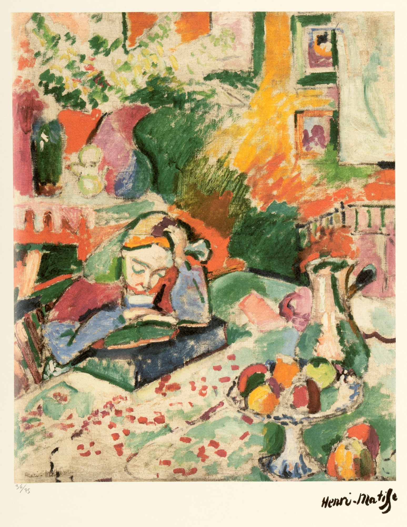 Henri Matisse | Reading | MutualArt