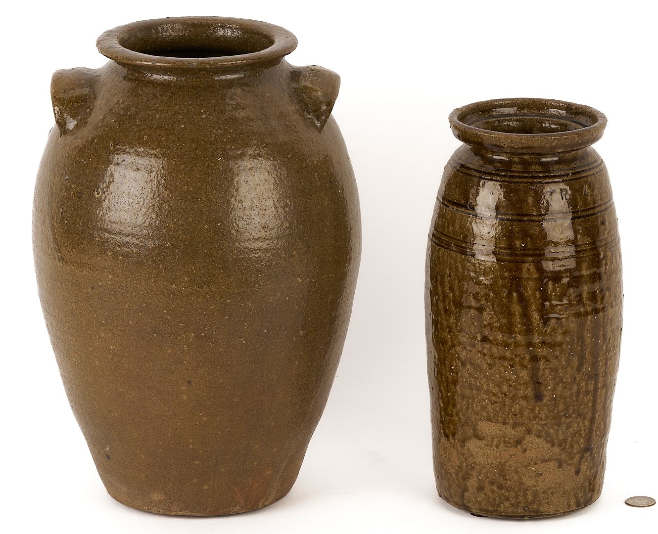 Thomas Ritchie | 2 Thomas Ritchie NC Pottery Jars | MutualArt