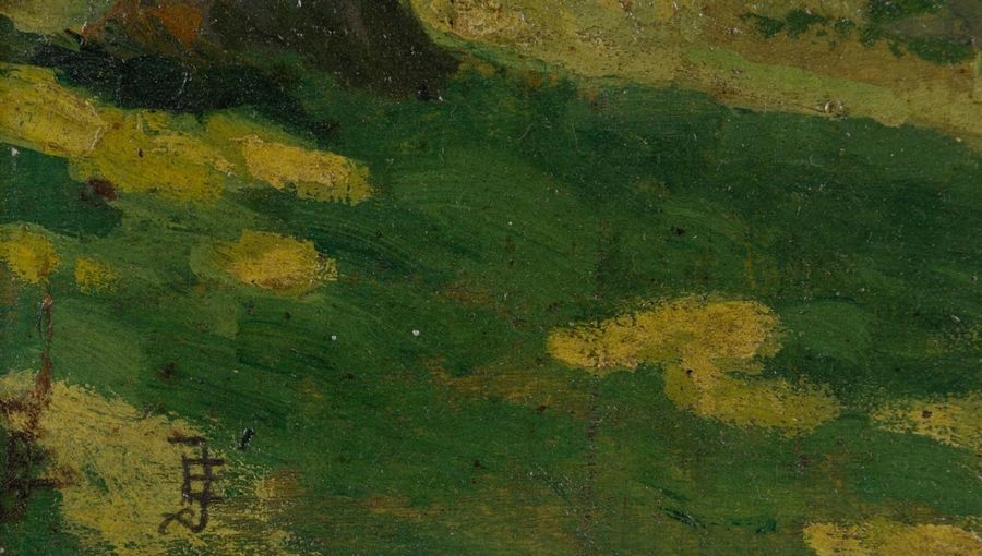 Alfred Garcement | Paysage aux arbres | MutualArt