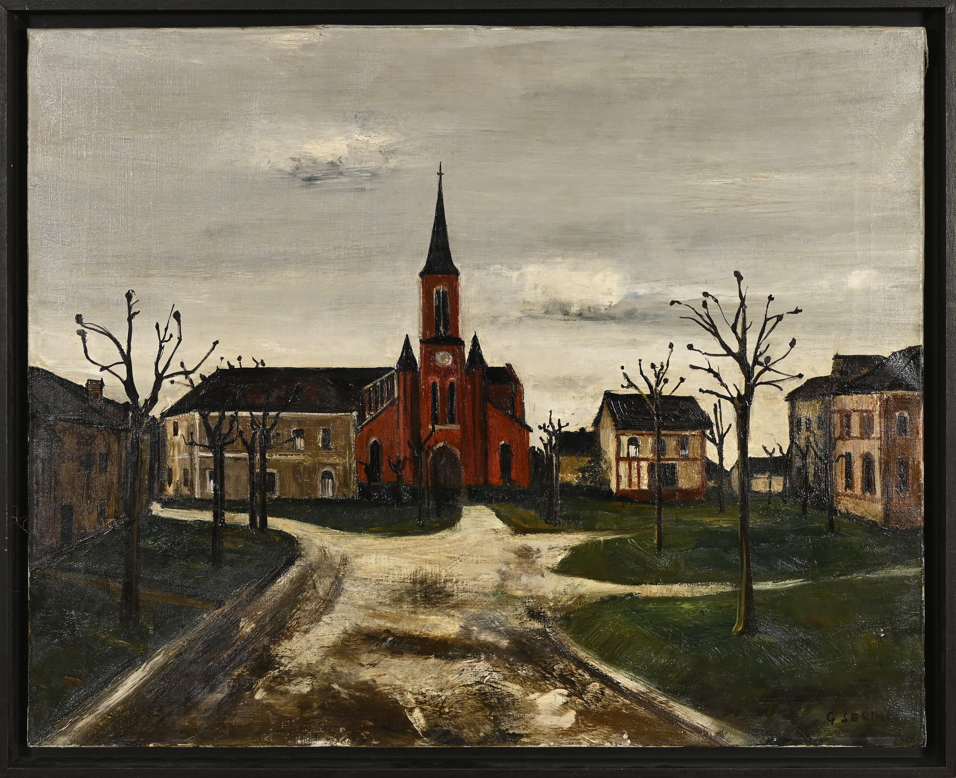 Gaston Sébire | Église de Quincampoix, Normandie | MutualArt