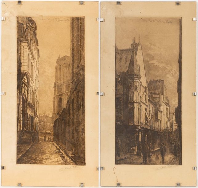 Lucien Marcelin Gautier | Paris, rue Vieille du Temple et rue Saint ...