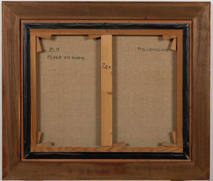 Pierre-Gérard Langlois | Plage en hiver | MutualArt