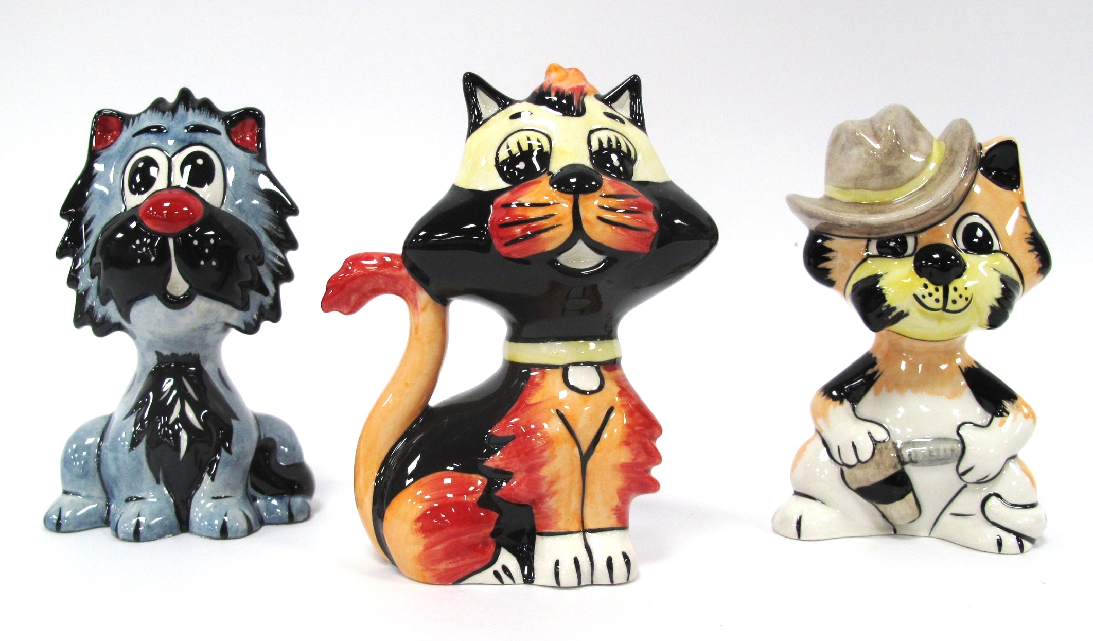 Lorna Bailey | Lorna Bailey Pottery Cats | MutualArt