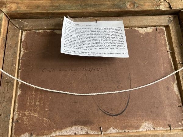 Émile Charles Lambinet | Pond shore | MutualArt