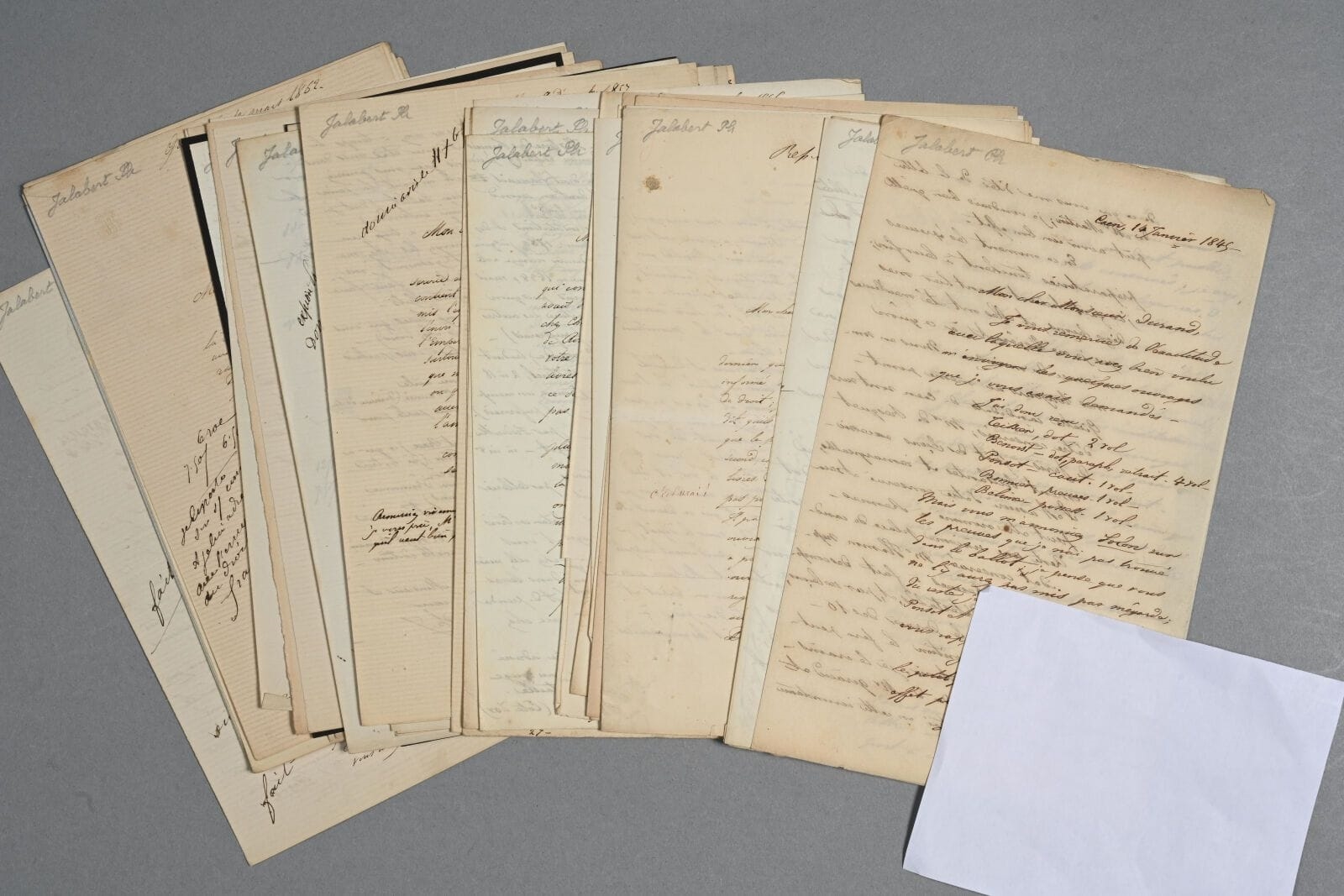 Phillipe Jalbert | 51 autograph letters signed to Auguste Durand (1845 ...