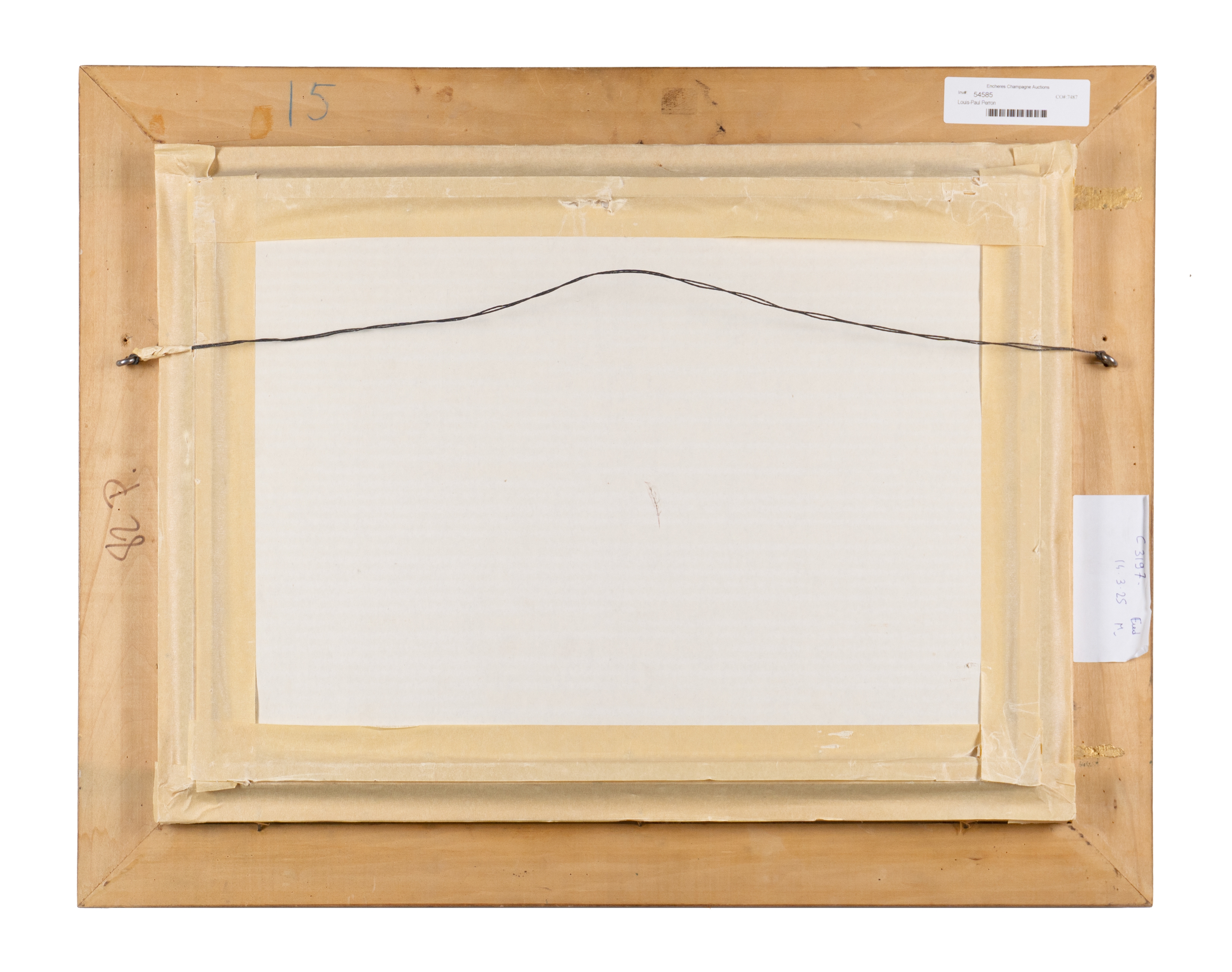 Louis-Paul Perron | Village en hiver | MutualArt