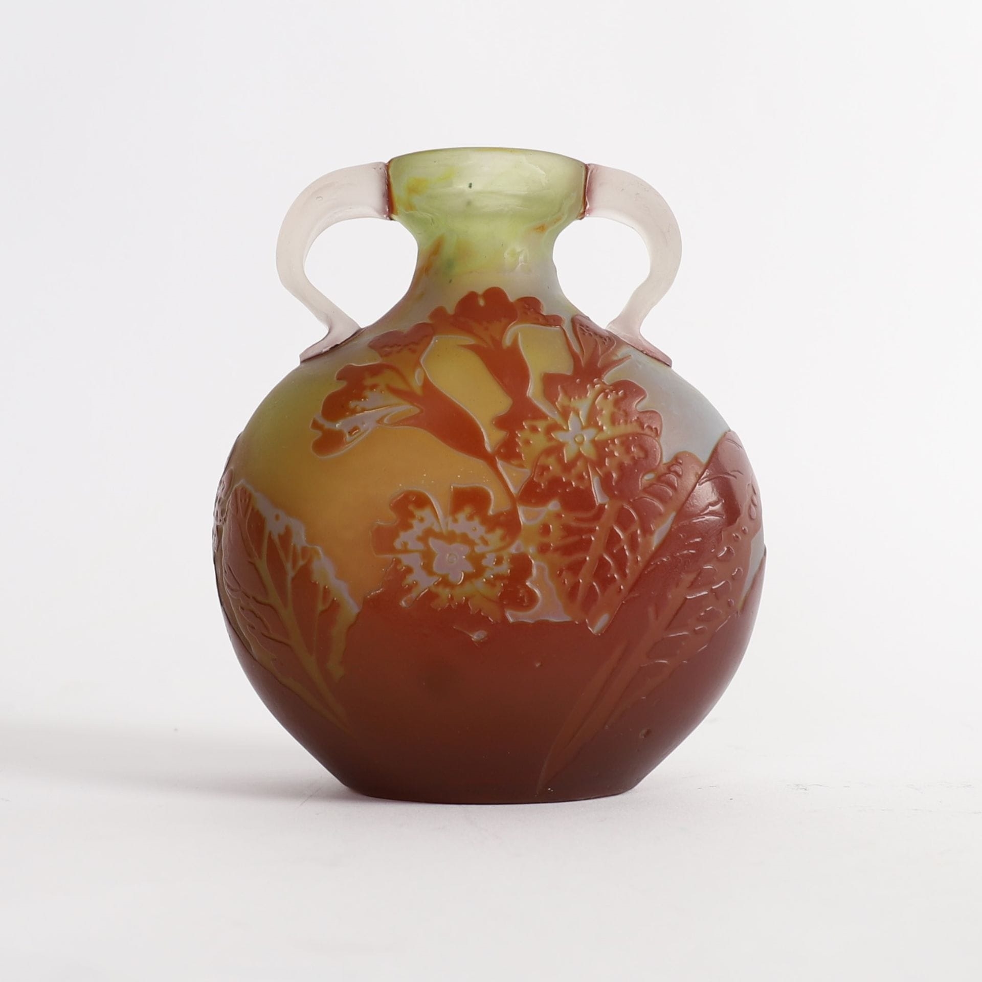 Emile Gallé | VASE GOURDE PRIMEVÈRES | MutualArt