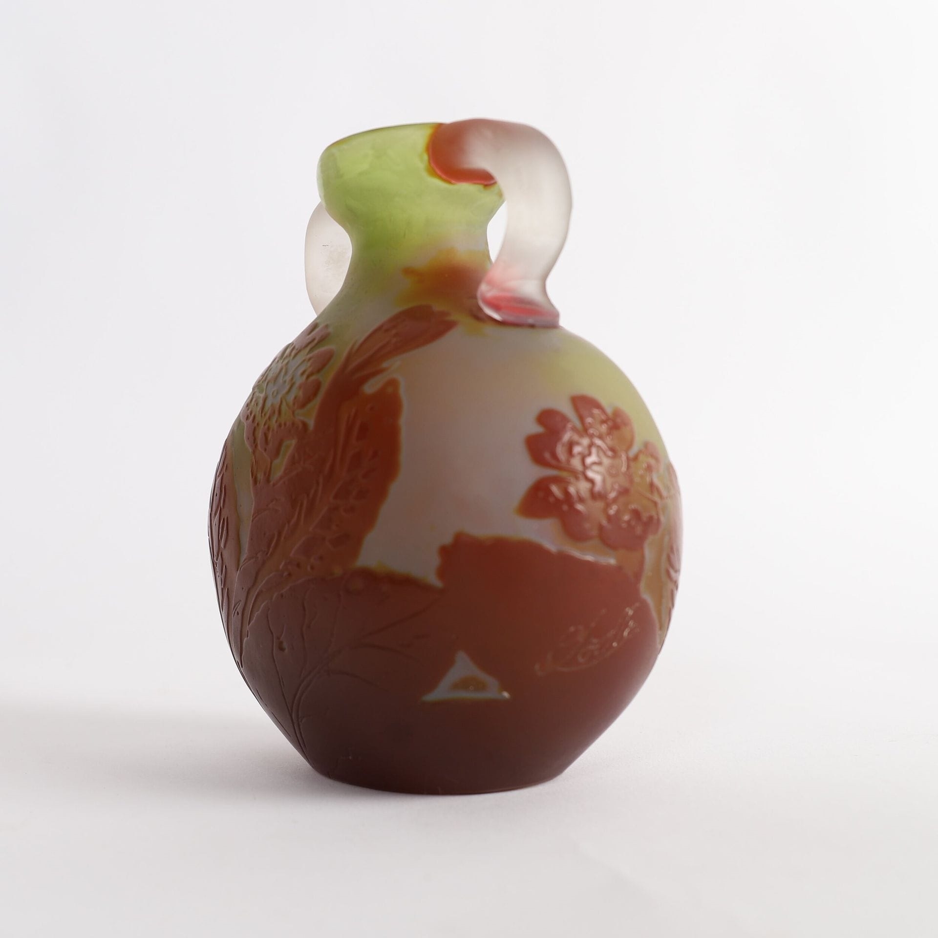 Emile Gallé | VASE GOURDE PRIMEVÈRES | MutualArt