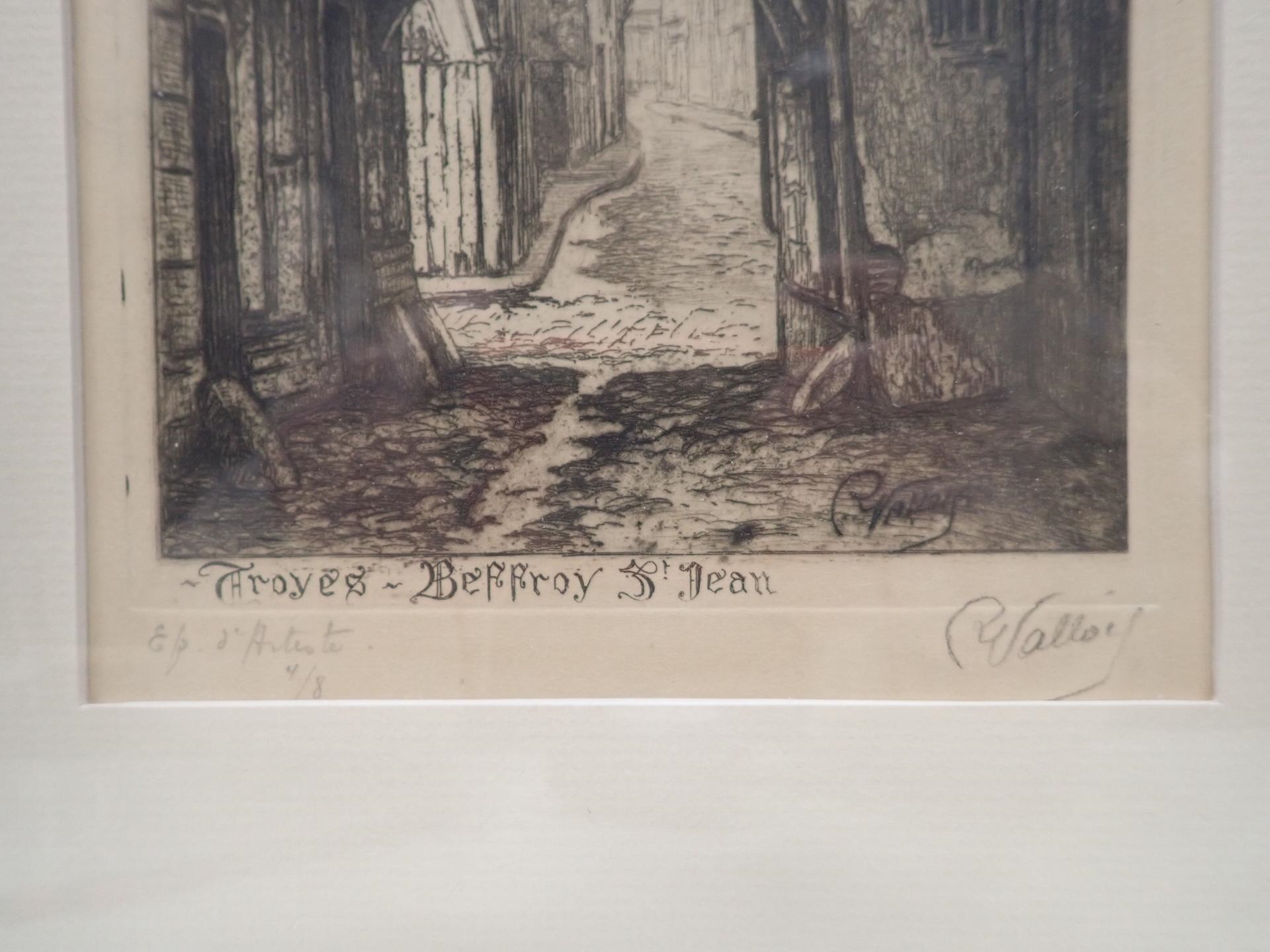 Robert Vallois | Le beffroi de l'Eglise Saint-Jean à Troyes | MutualArt