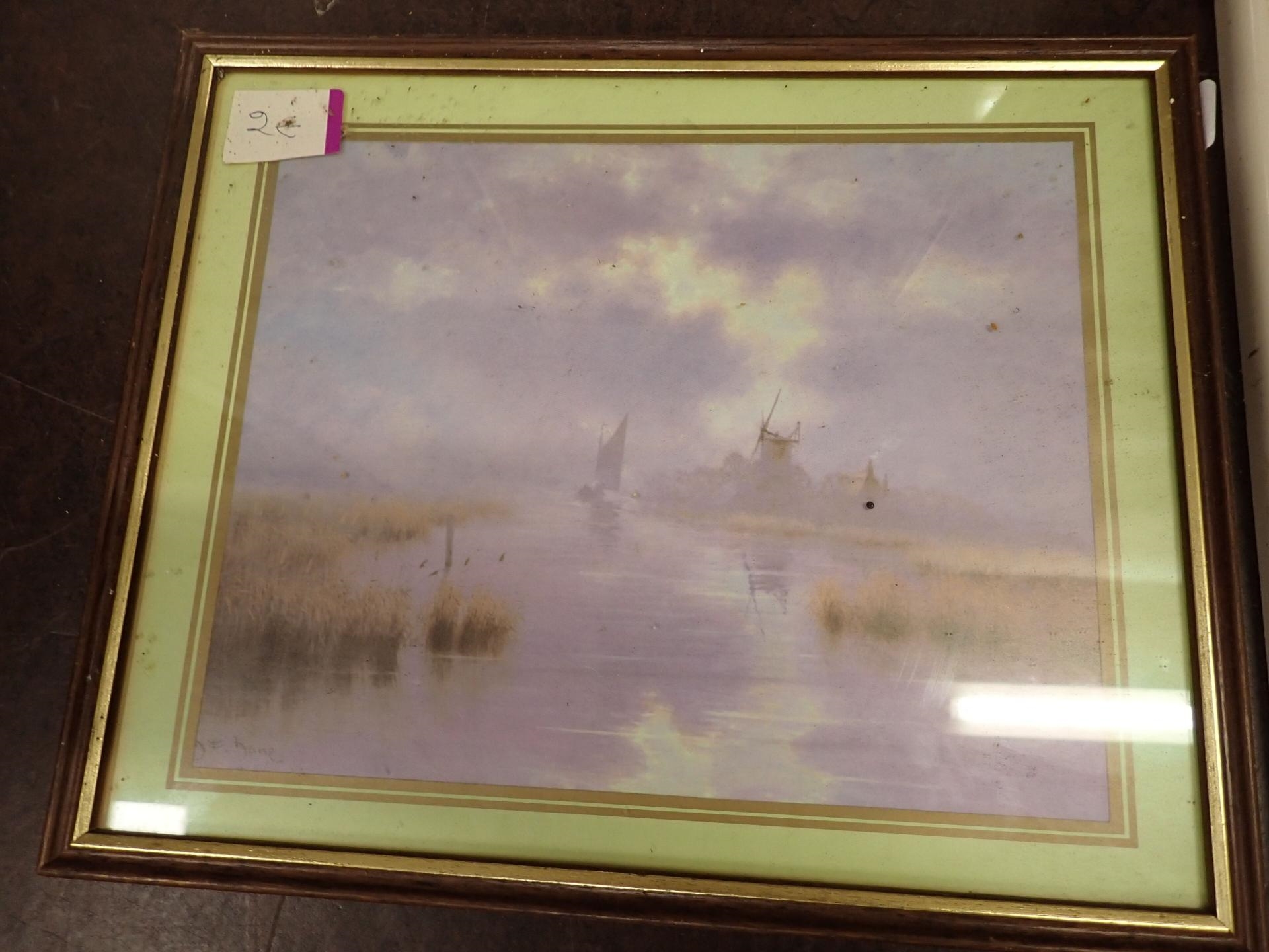 L. David | Paysage, Vase de fleurs, Café, Vélo devant la maison, Le ...