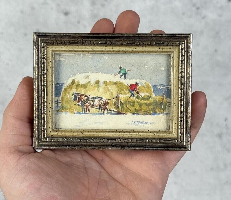 Henry C. hank Taylor | Hay Stack | MutualArt