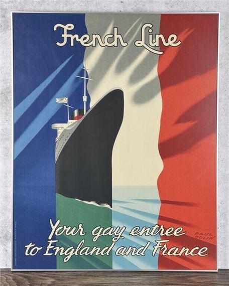 Paul Colin | French Line Steam Ship Poster | MutualArt