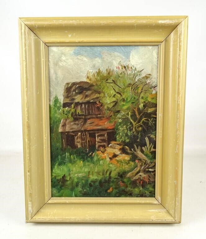 Charles Macdonald Manly | landscape with house | MutualArt