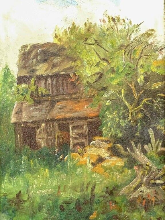 Charles Macdonald Manly | landscape with house | MutualArt