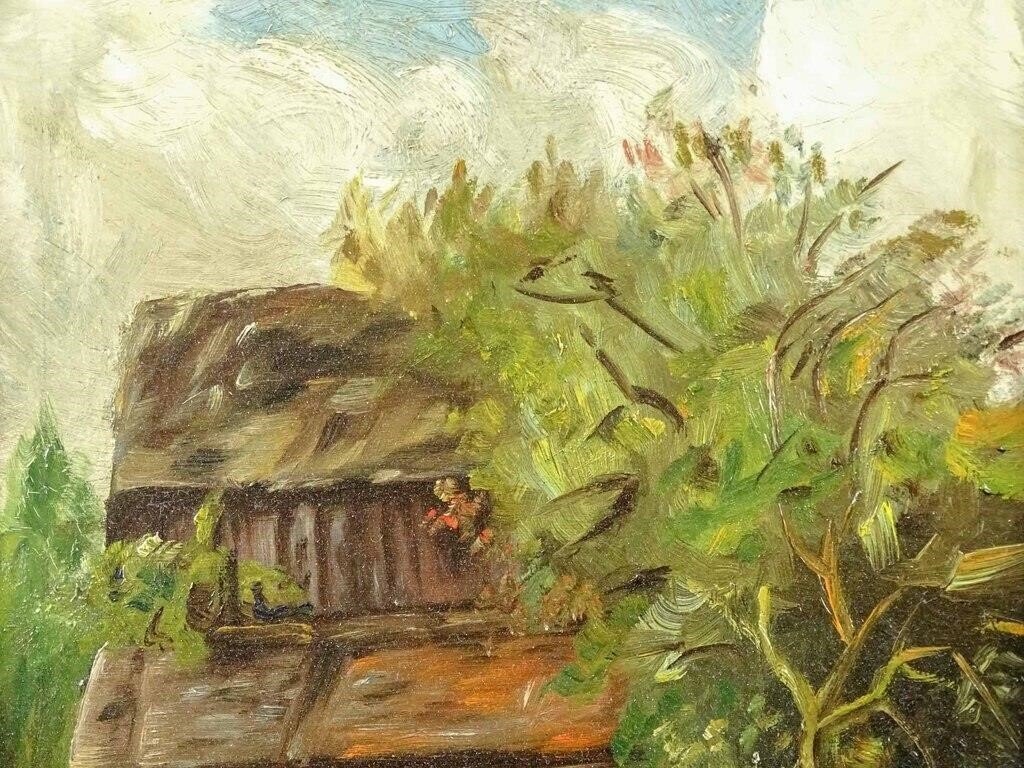 Charles Macdonald Manly | landscape with house | MutualArt