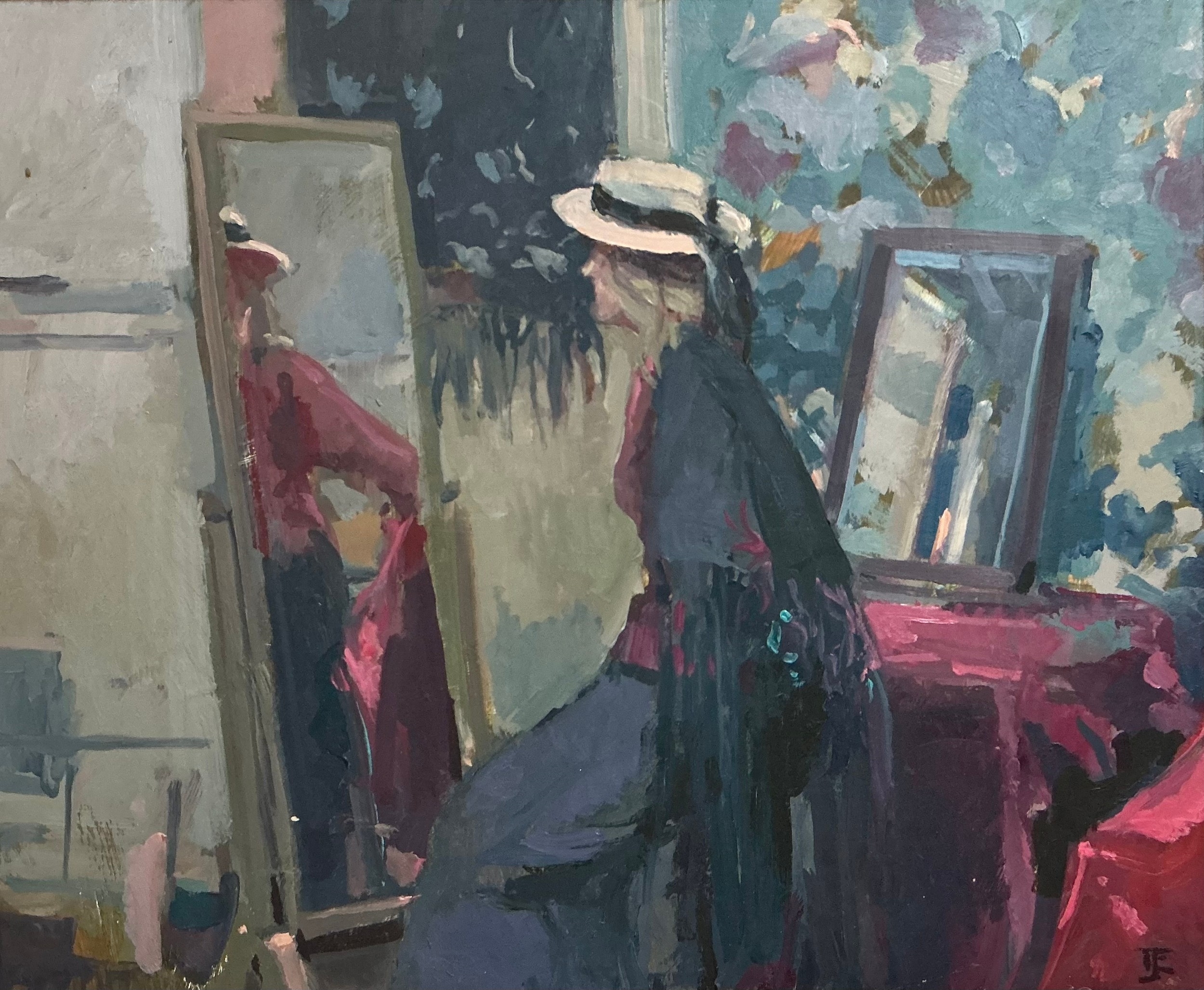 Thomas Coates | Lady at Dressing Table | MutualArt