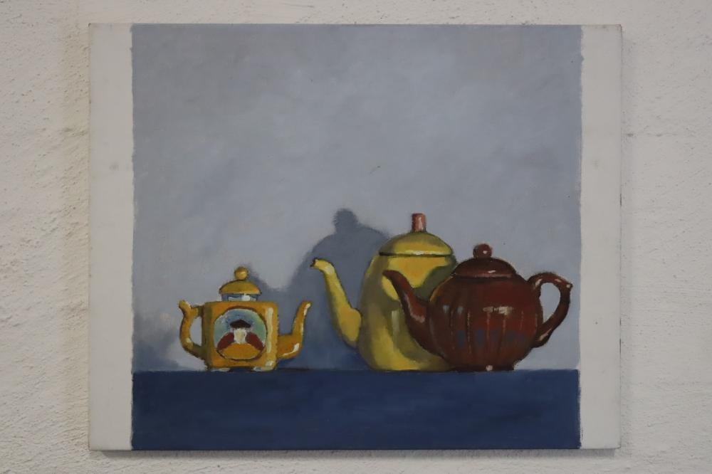 Marika Ellison | still life of teapots | MutualArt