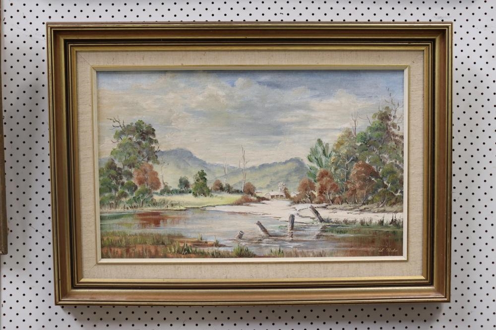 Lorenzo Palmer Latimer | Water side scene | MutualArt