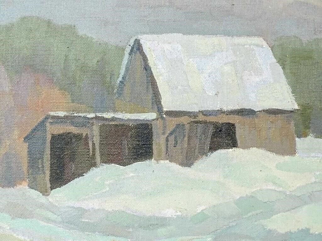Lee W. Court | Vermont winter landscape | MutualArt