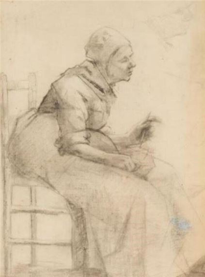 Roy Charles Gamble | Study of a Seated Woman | MutualArt