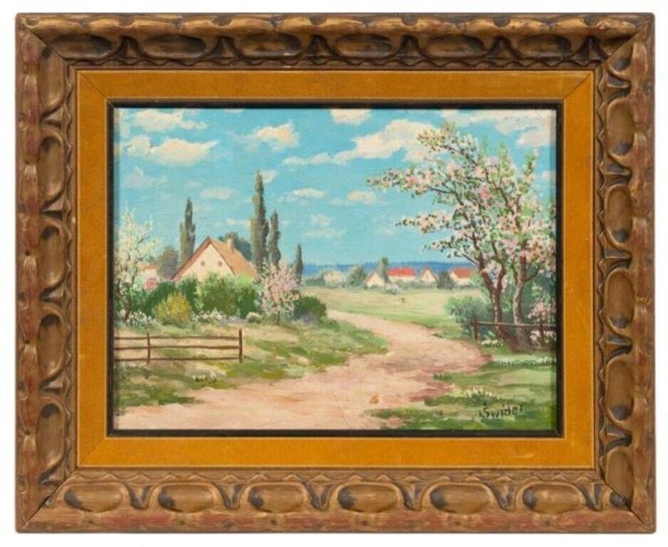 Leopold Swider | Bucolic Village Scene | MutualArt