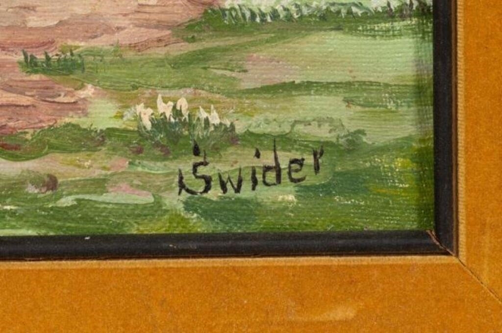 Leopold Swider | Bucolic Village Scene | MutualArt