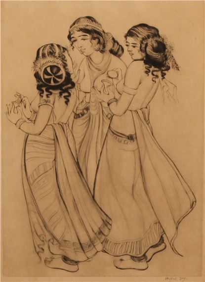 Mukul Dey | Dancing Girls | MutualArt