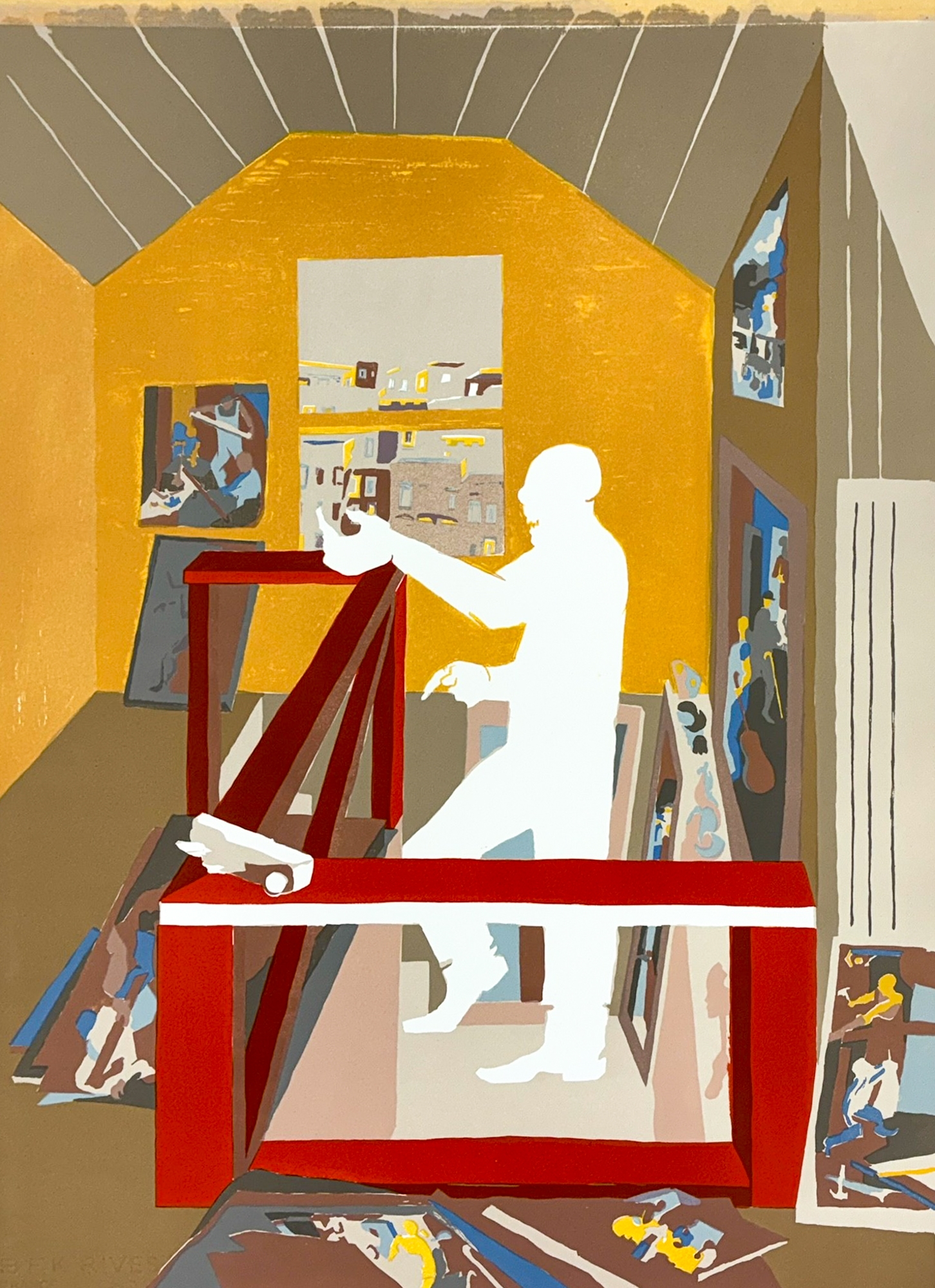 Jacob Lawrence | The Studio (1996) | MutualArt