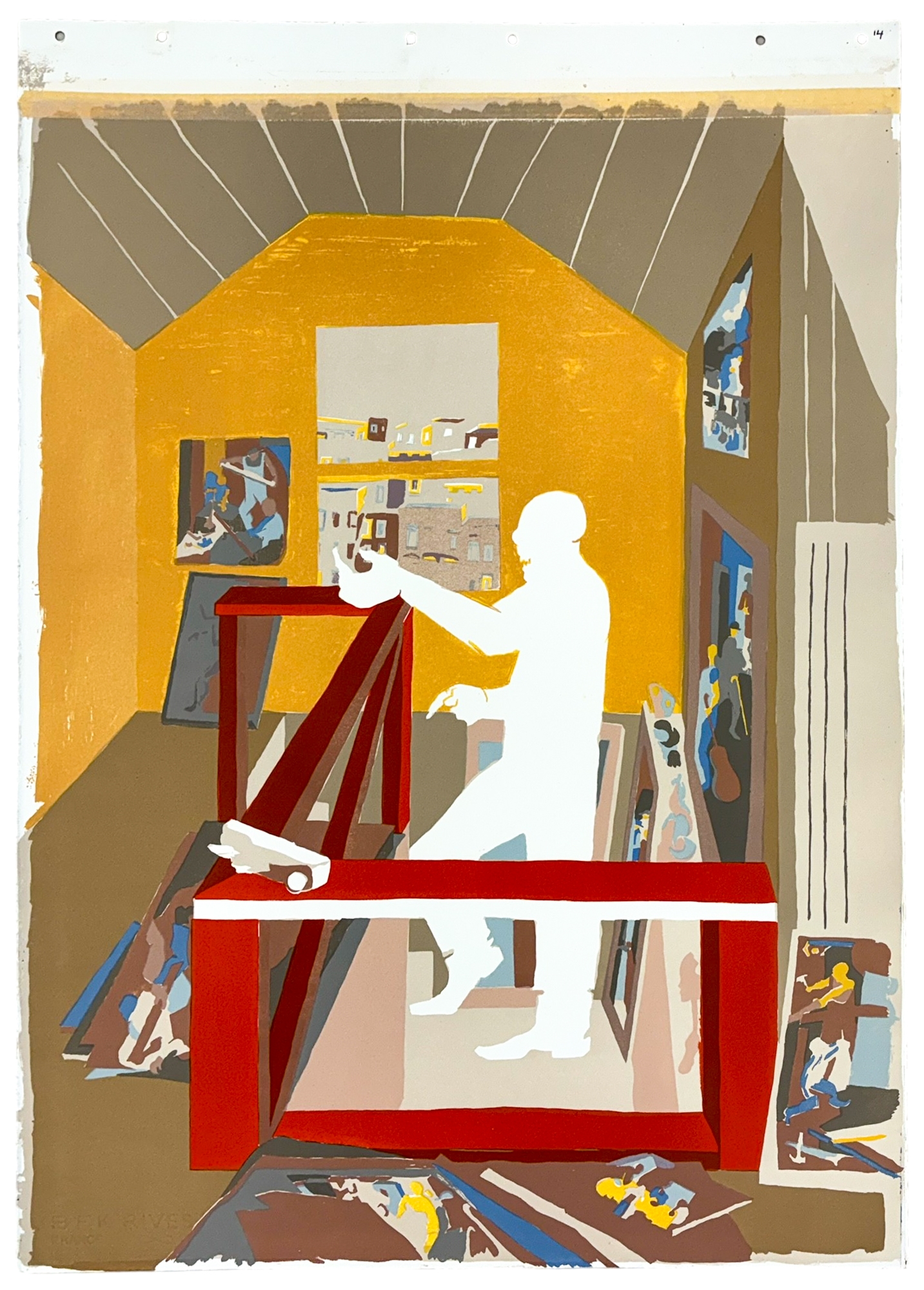Jacob Lawrence | The Studio (1996) | MutualArt