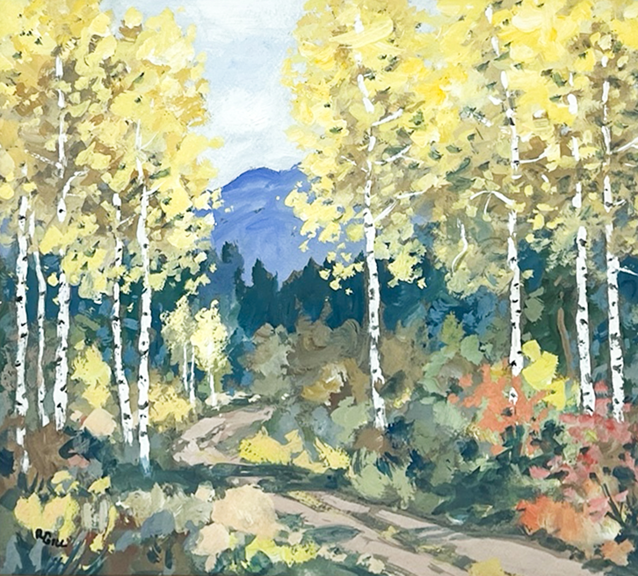 Ross Gill | Golden Aspens | MutualArt