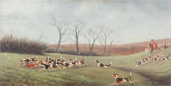 Charles Faulkner | The Meet, three further fox hunting scenes, another ...