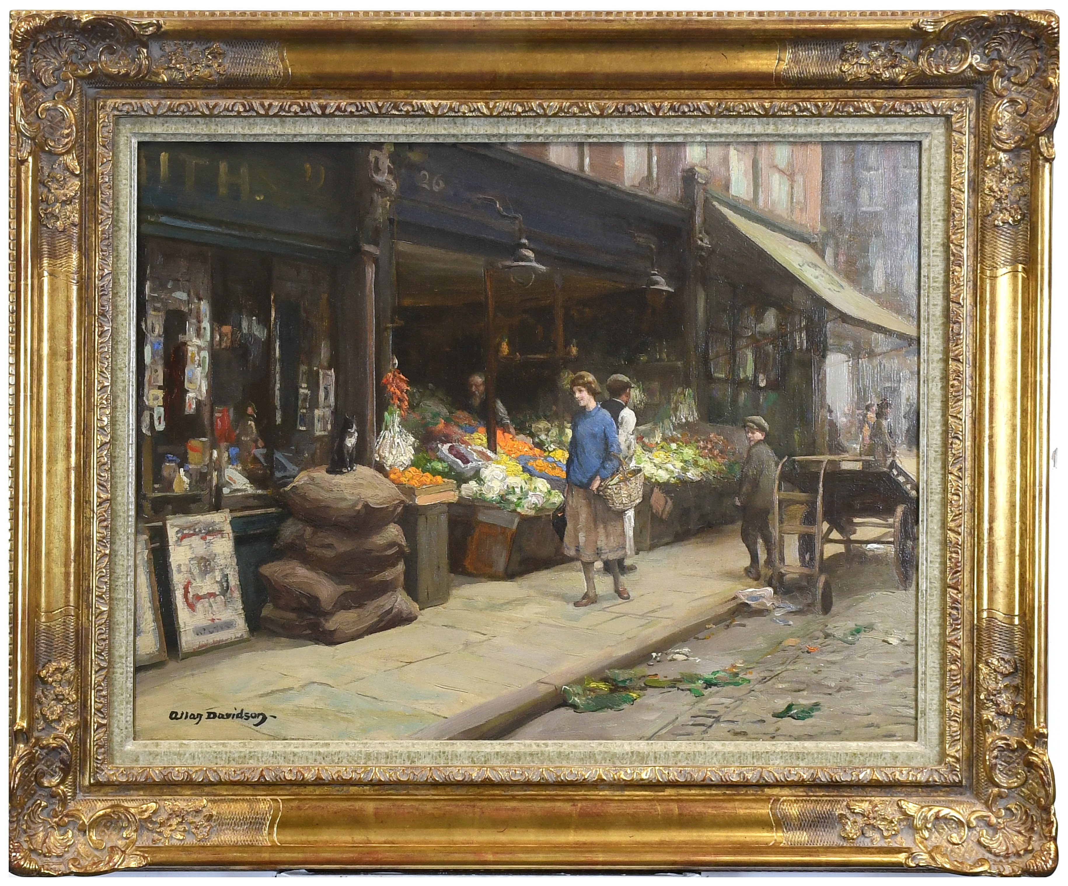 Allan Douglas Davidson | A London Bye Street | MutualArt