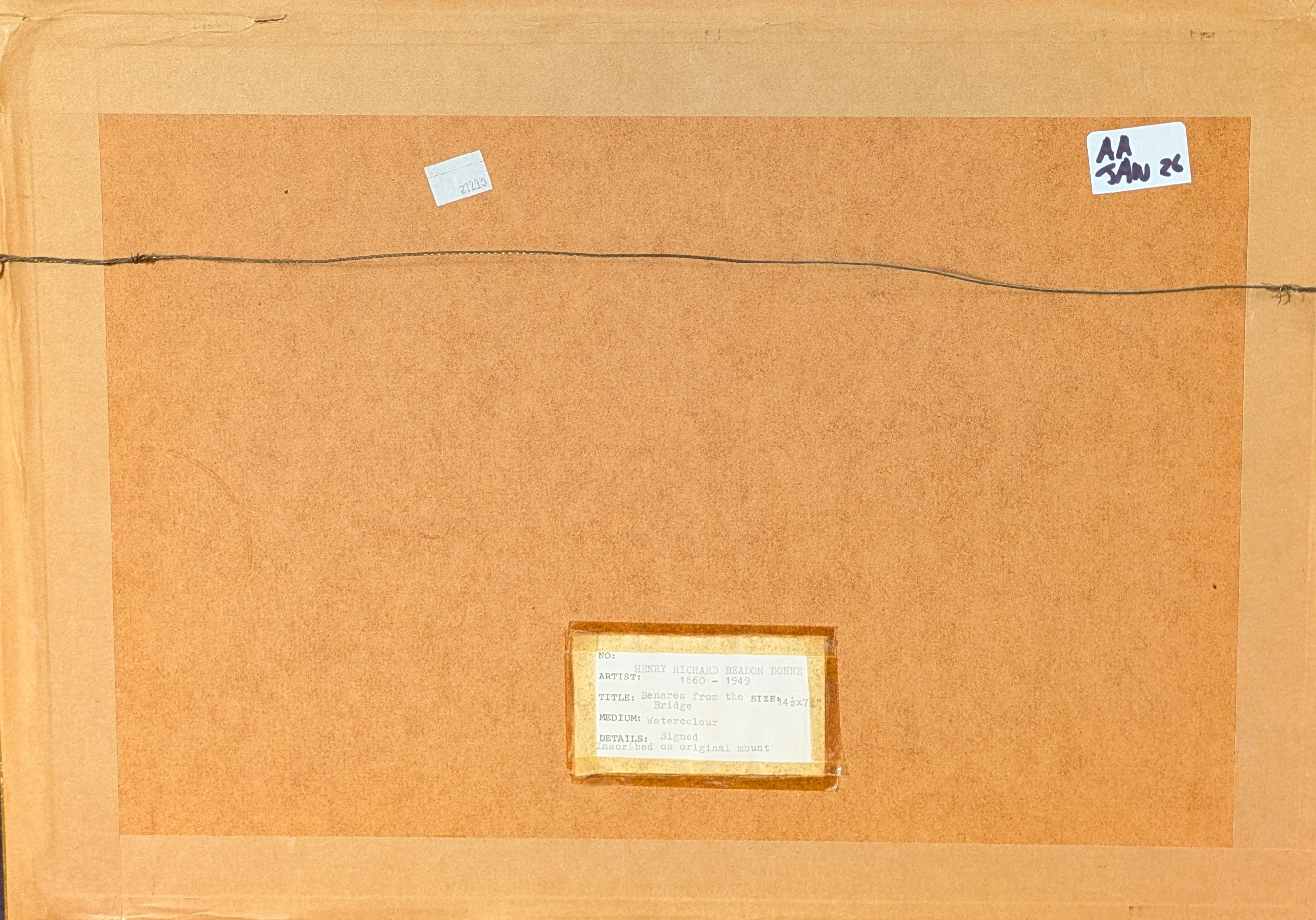 Henry Richard Beadon Donne | Benares from the Dufferin bridge | MutualArt