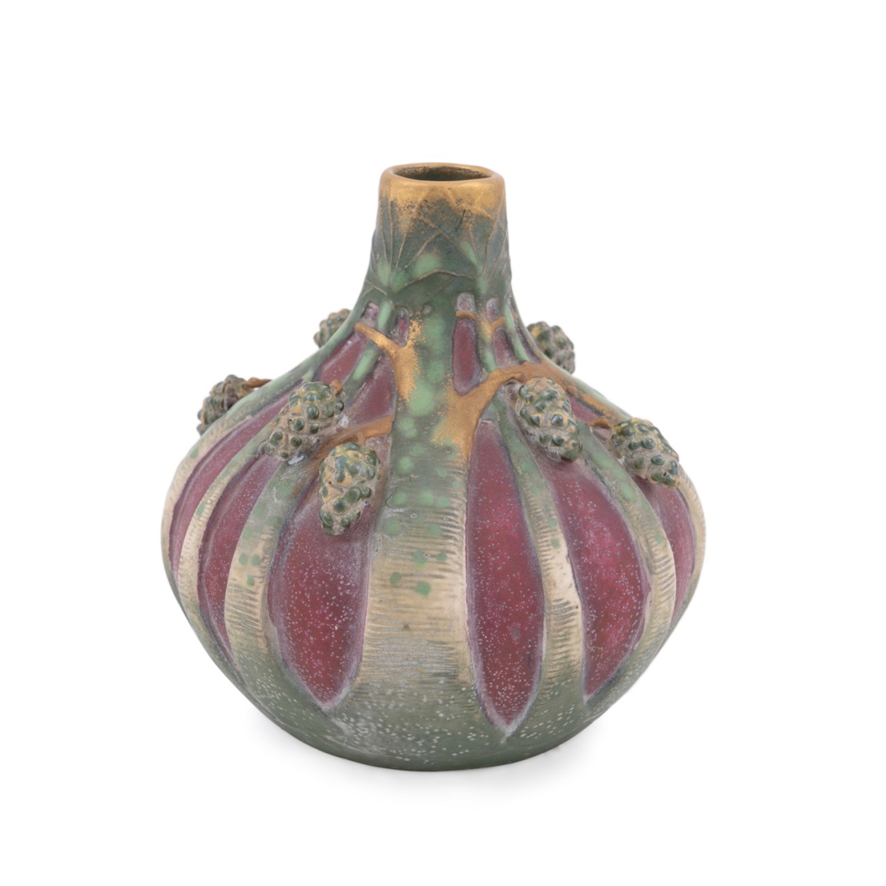 Paul Dachsel | PAUL DACHSEL ART NOUVEAU PINECONE VASE, C. 1900 (Circa ...