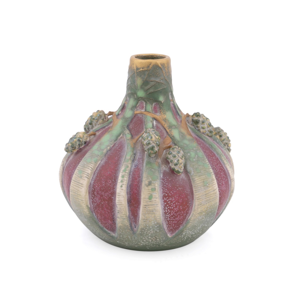 Paul Dachsel | PAUL DACHSEL ART NOUVEAU PINECONE VASE, C. 1900 (Circa ...