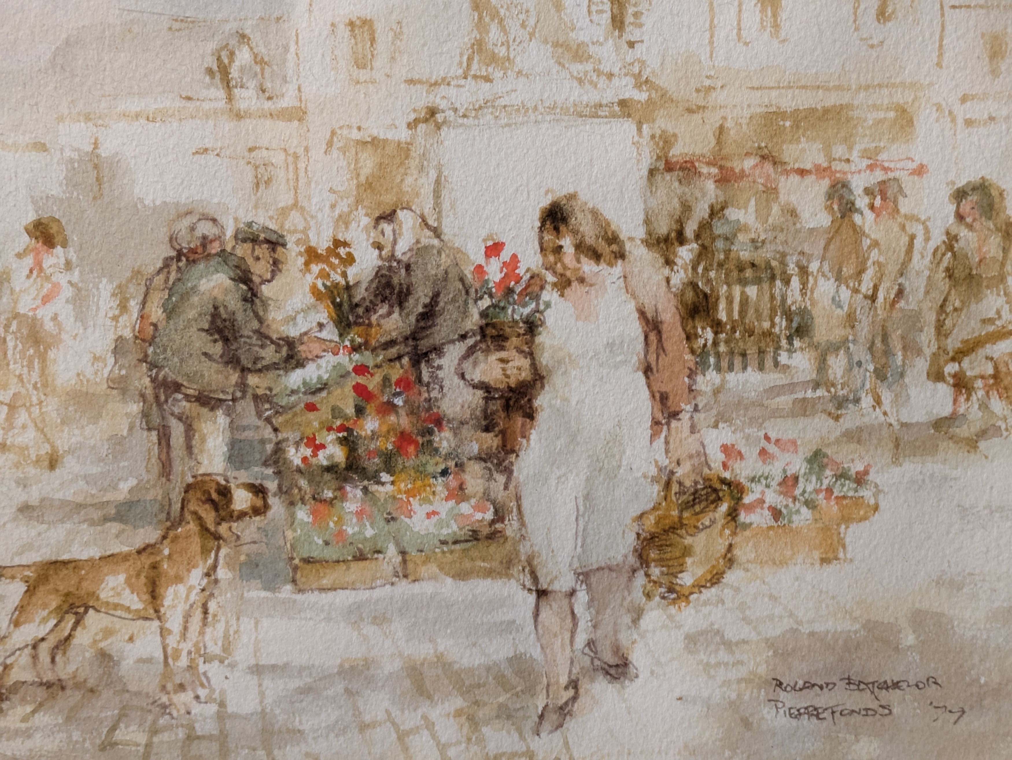 Roland Batchelor | The Market Place, Pierrefonds, A La Chase | MutualArt