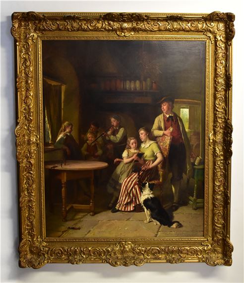 Théodore Gérard | A domestic interior scene | MutualArt