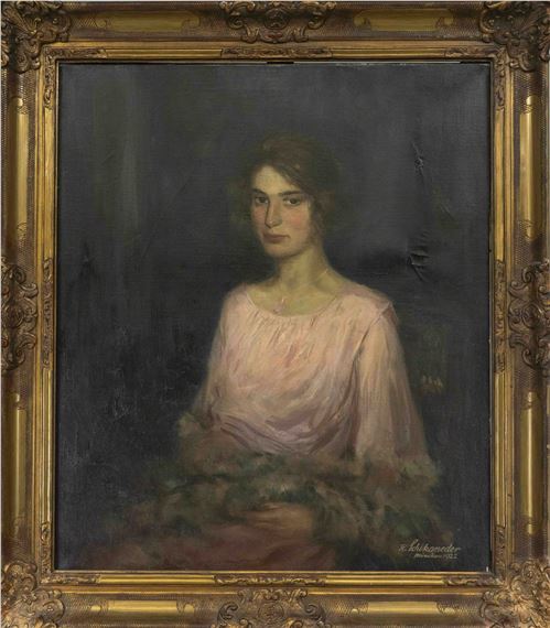 Konrad Schikaneder | Portrait of a Lady (1922) | MutualArt