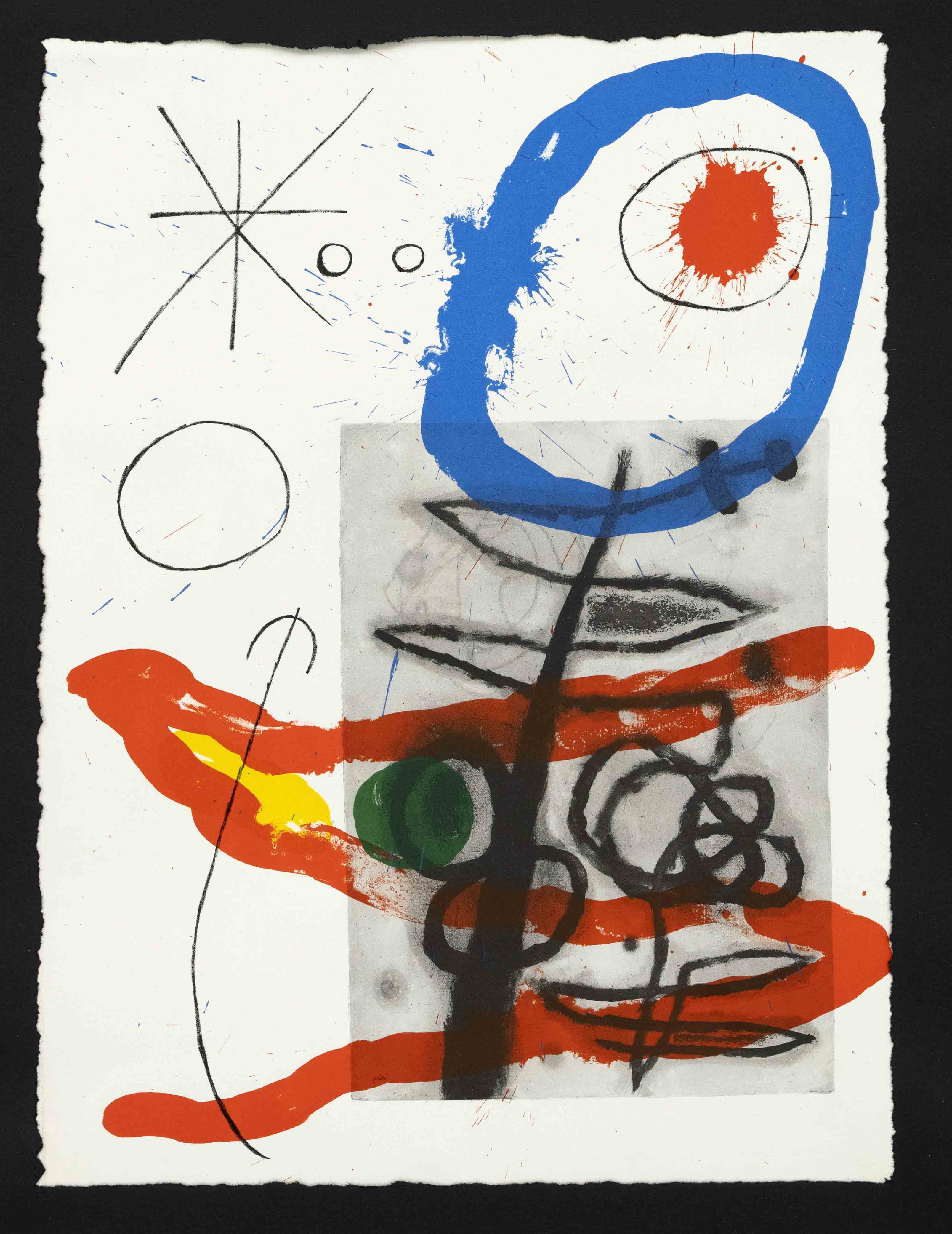 Joan Miró | series of four color lithographs from ”Derriere le Miroir ...