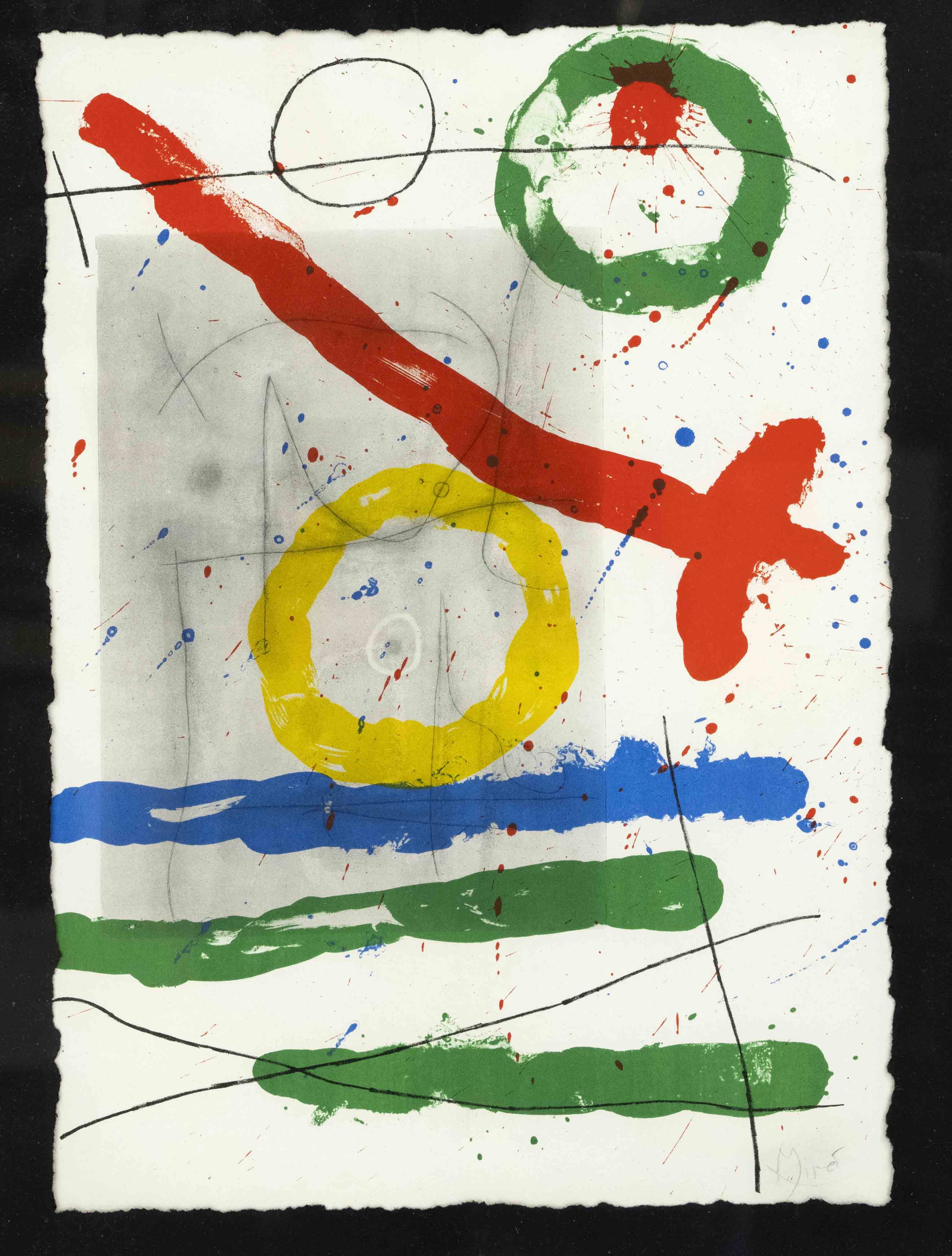 Joan Miró | series of four color lithographs from ”Derriere le Miroir ...