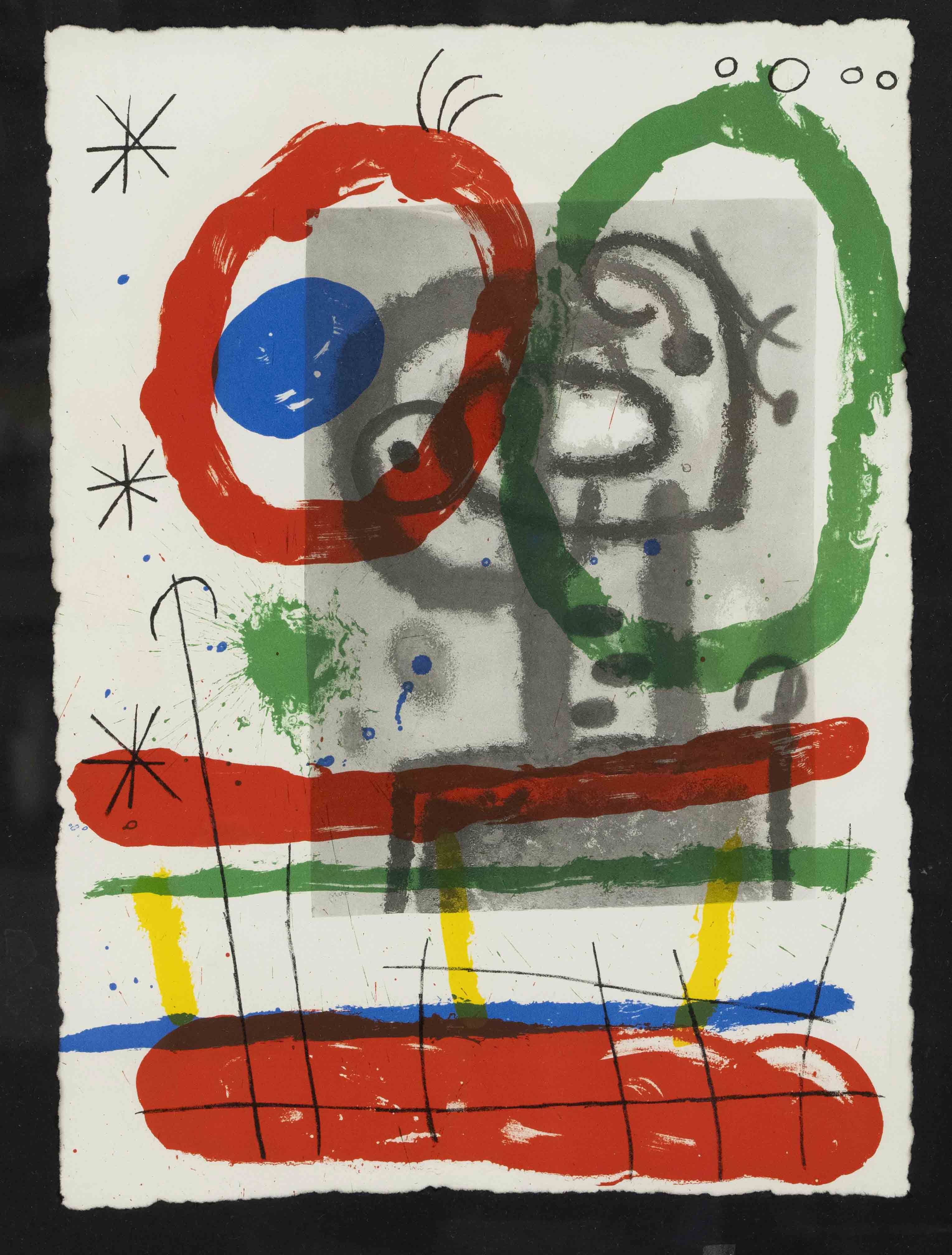 Joan Miró | series of four color lithographs from ”Derriere le Miroir ...