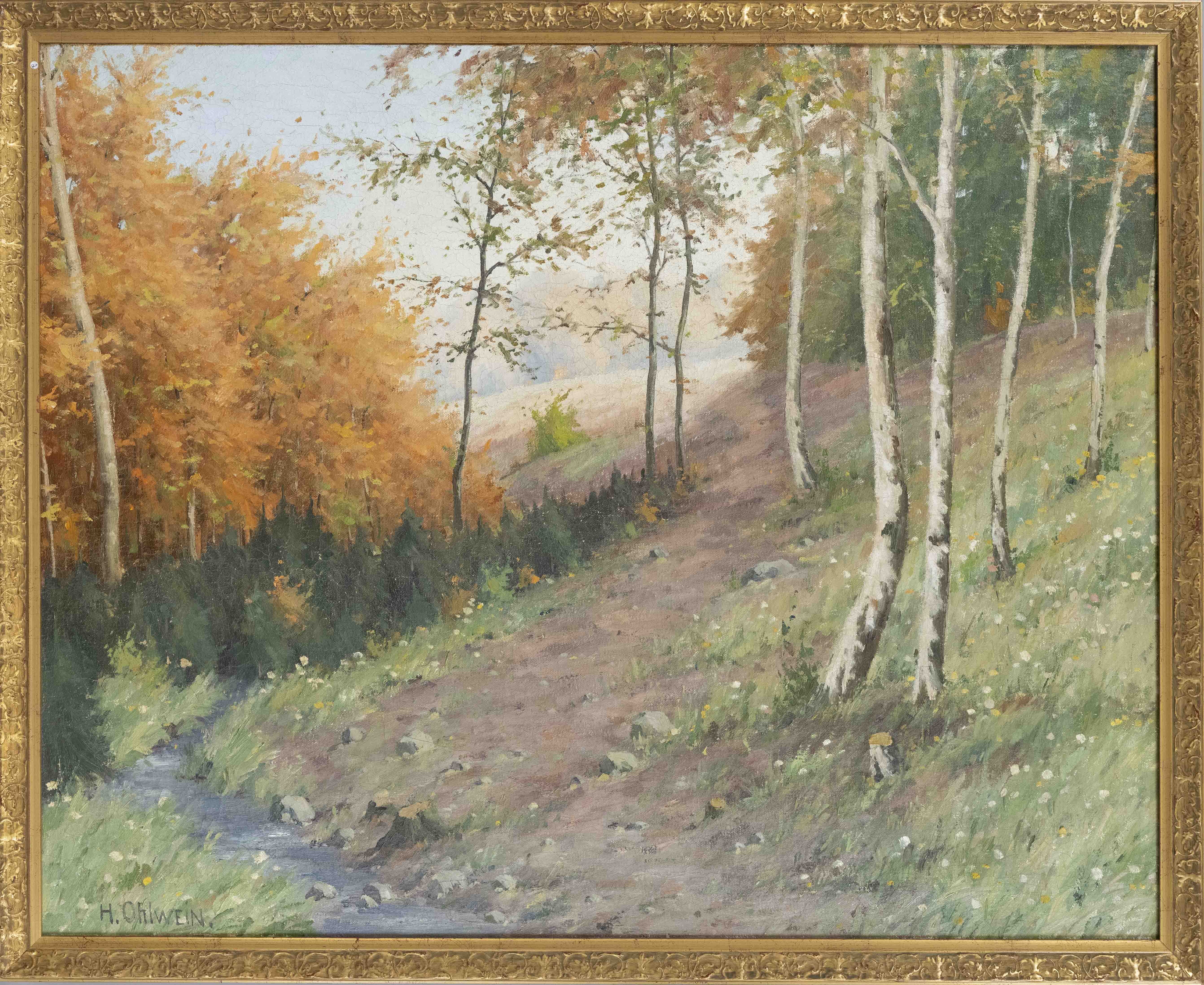 Heinrich Ohlwein | Autumn Forest | MutualArt